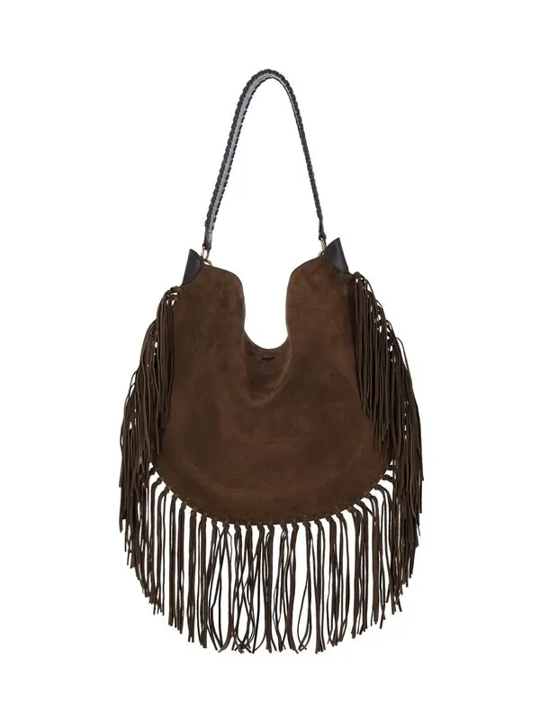 Isabel Marant Oksan Soft Medium Handbag - Brown