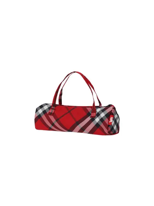 Burberry Check Umbrella - Red