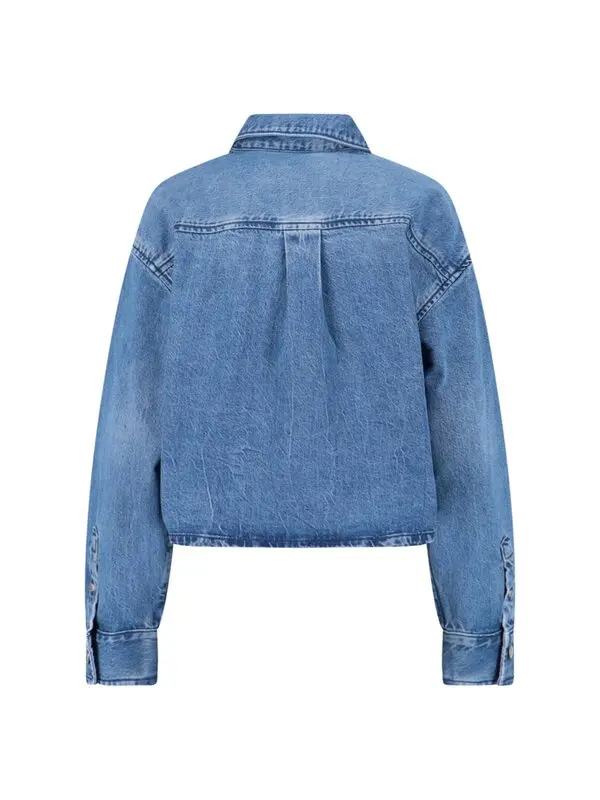 Alexander Wang Cropped Shirt - Blue