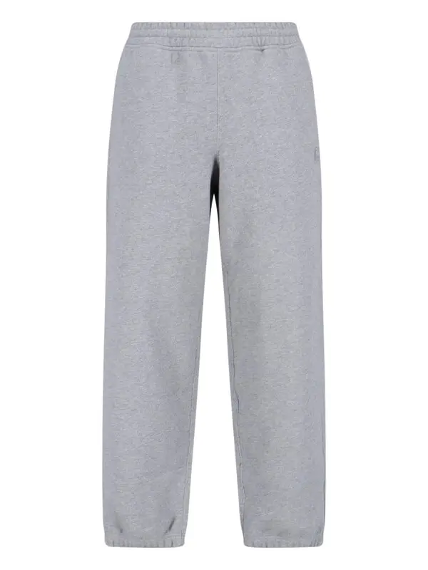 Burberry Check Track Pants - Gray