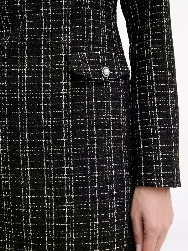 Guess Square-neck Mini Dress - Black