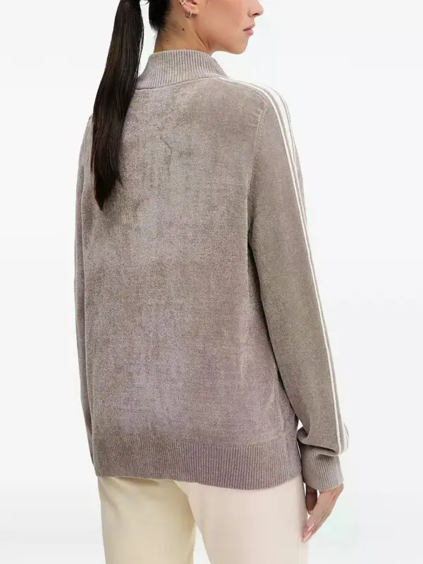 Guess Striped Zip-up Sweatshirt