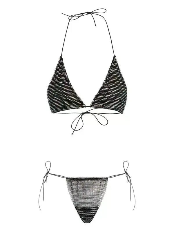 SANTA BRANDS Embellished Bikini - Black