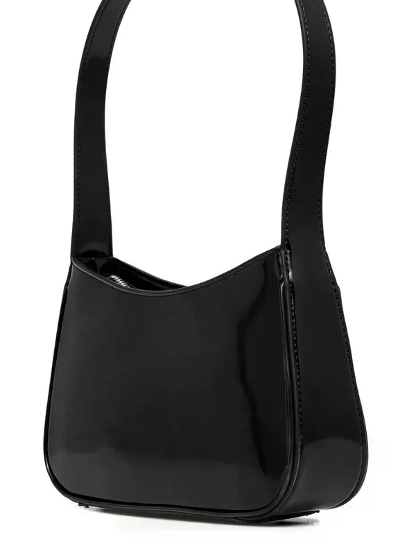 Guess Logo-plaque Shoulder Bag - Black