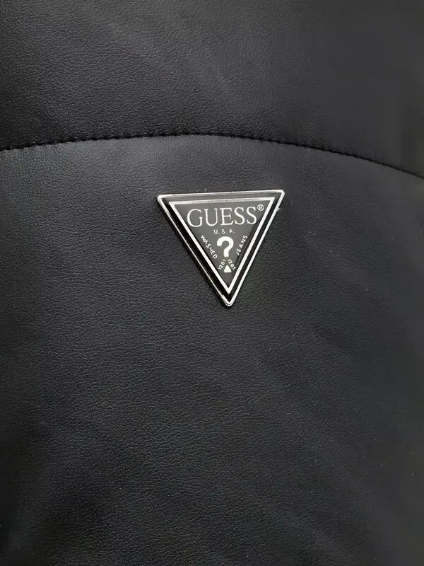Guess Long-sleeve Quilted Hooded Jacket
