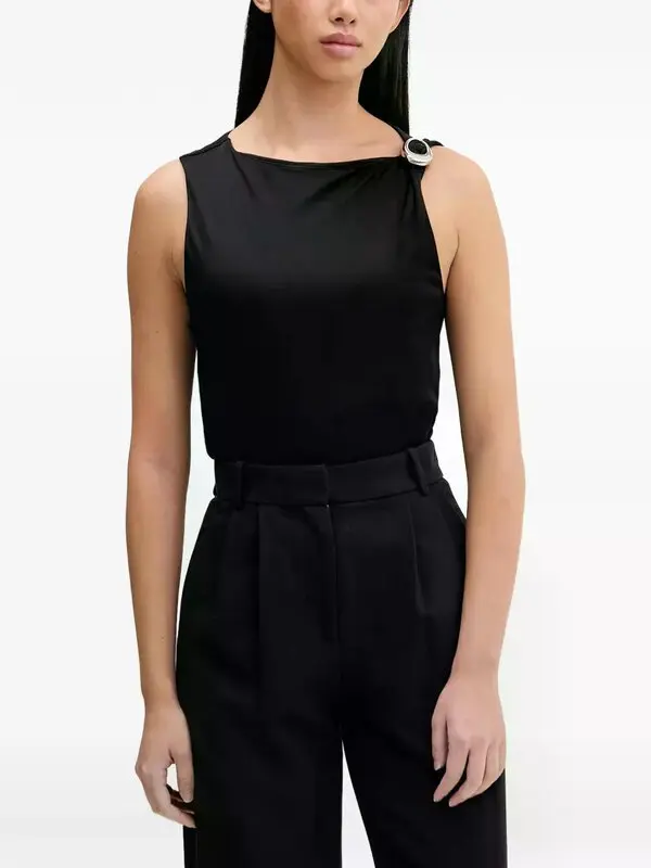 Hugo Logo-buckle Sleeveless Top