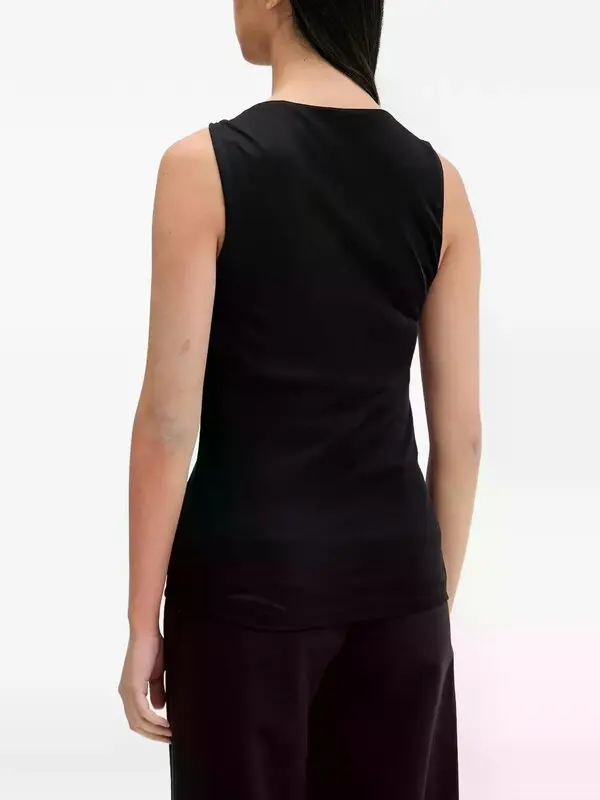 Hugo Logo-buckle Sleeveless Top