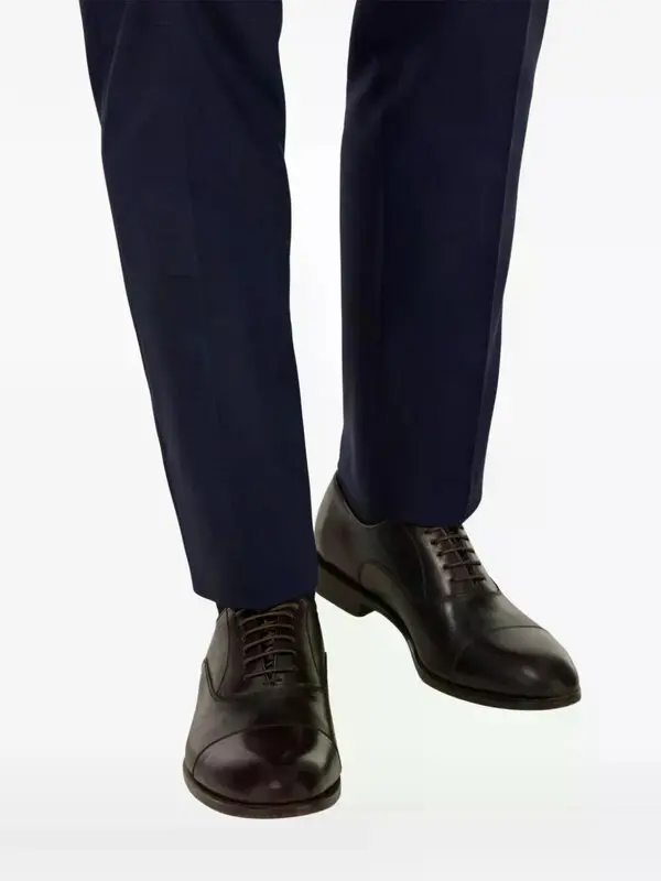 Boggi Milano Leather Oxford Shoes