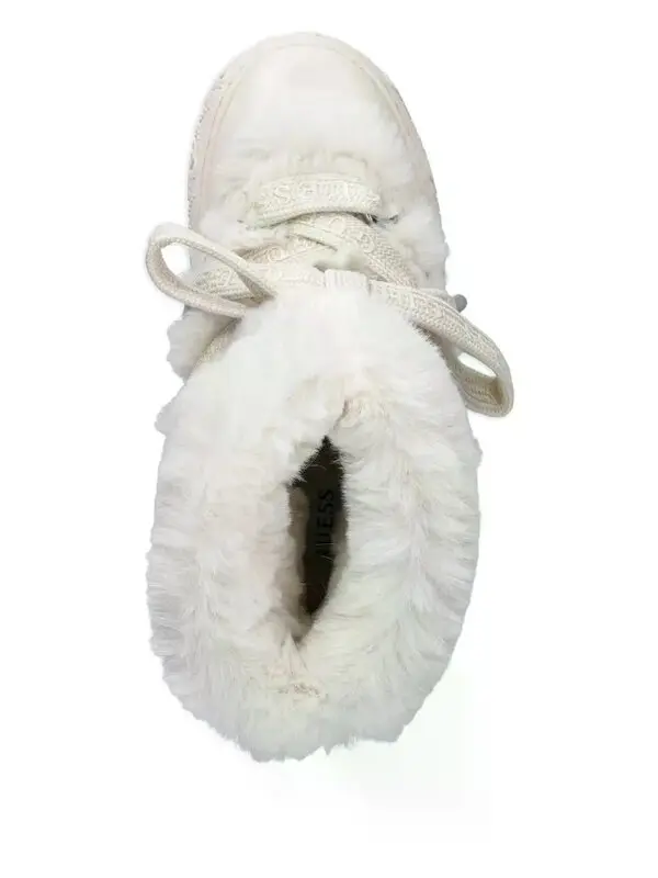 Guess Faux-fur Trimmed Boots
