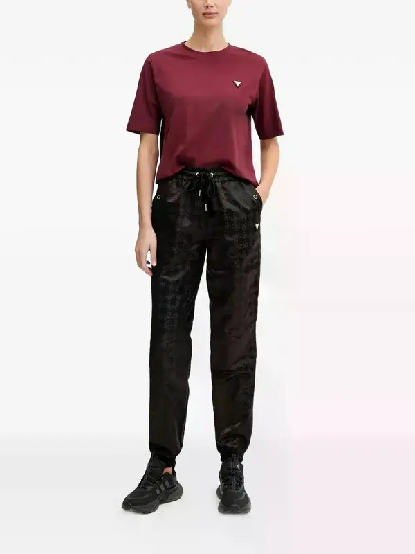 Guess Monogram Drawstring Trousers