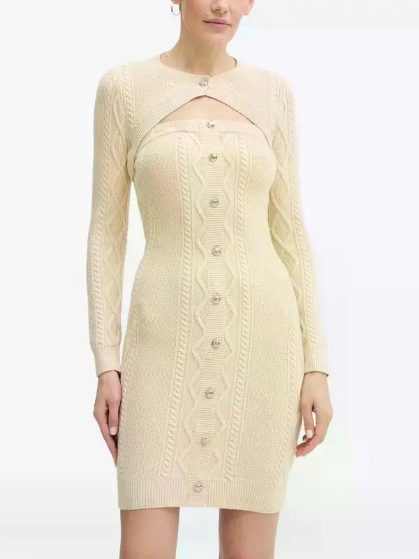 Guess Cable-knit Mini Dress