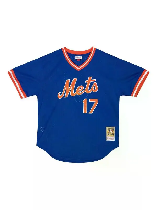 Mitchell & Ness Mlb Mets 1986 Keith Hernandez T-shirt - Blue