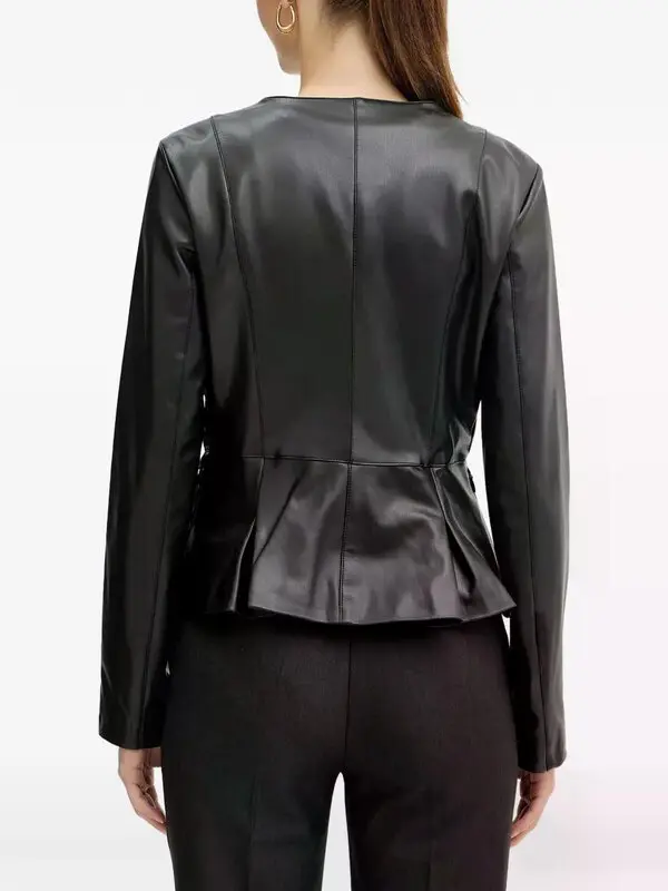 Guess Zip-up Peplum Jacket