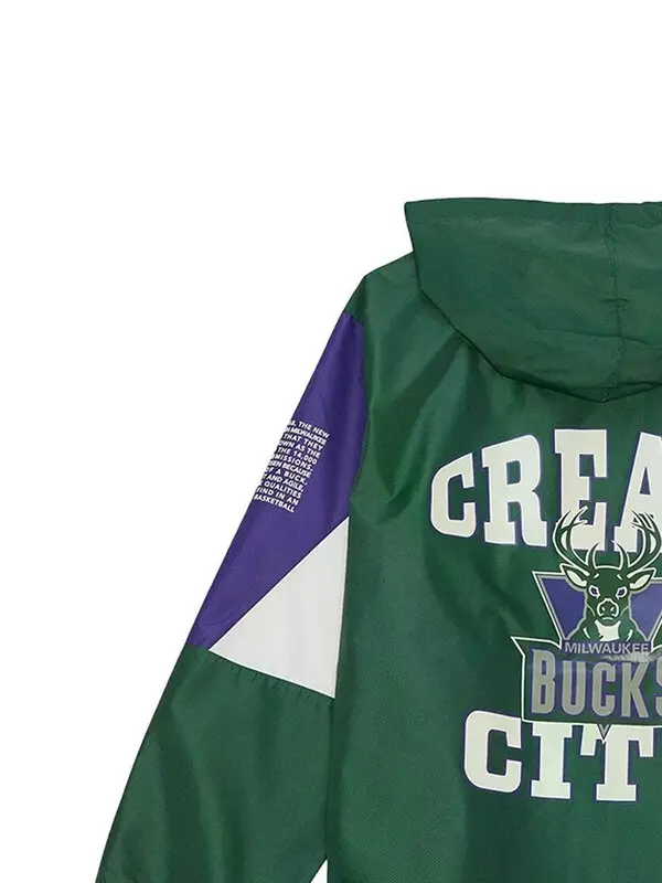 Mitchell & Ness Nba Bucks Sport Jacket