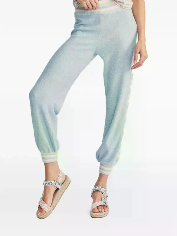 LoveShackFancy Striped-trim Track Pants