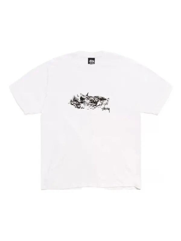 StÜssy Fawn Graphic T-shirt - White
