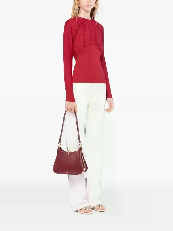 Rabanne Long-sleeve Blouse - Red