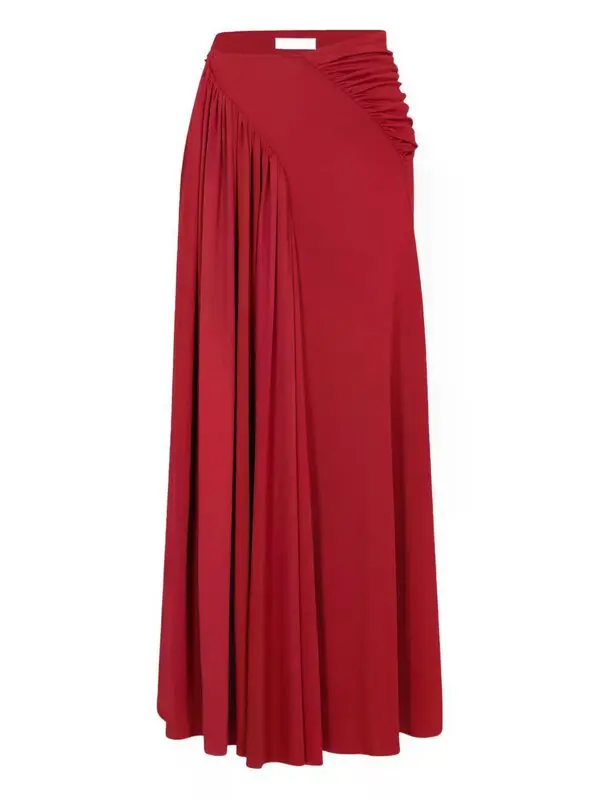 Rabanne Ruched Maxi Skirt