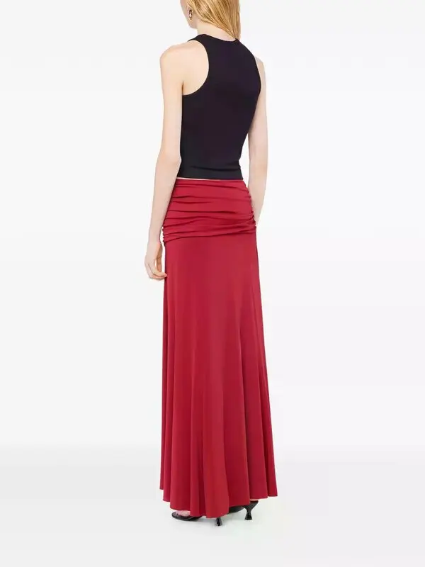Rabanne Ruched Maxi Skirt