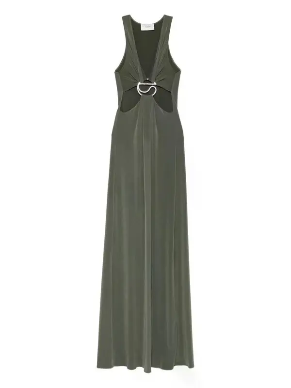 Coperni Cutout Maxi Dress - Green