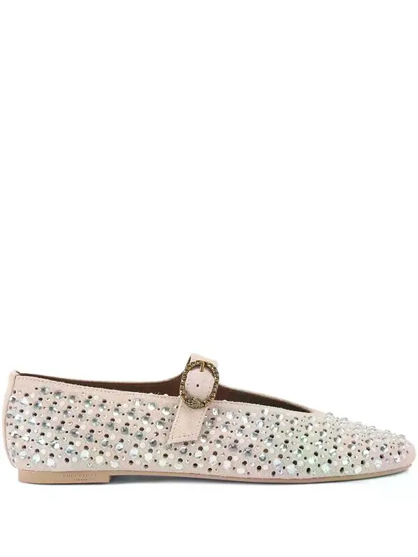 Kurt Geiger Mayfair Embellished Ballet Flats - Neutrals