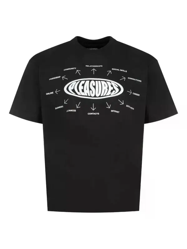 PLEASURES Logo Overview T-shirt