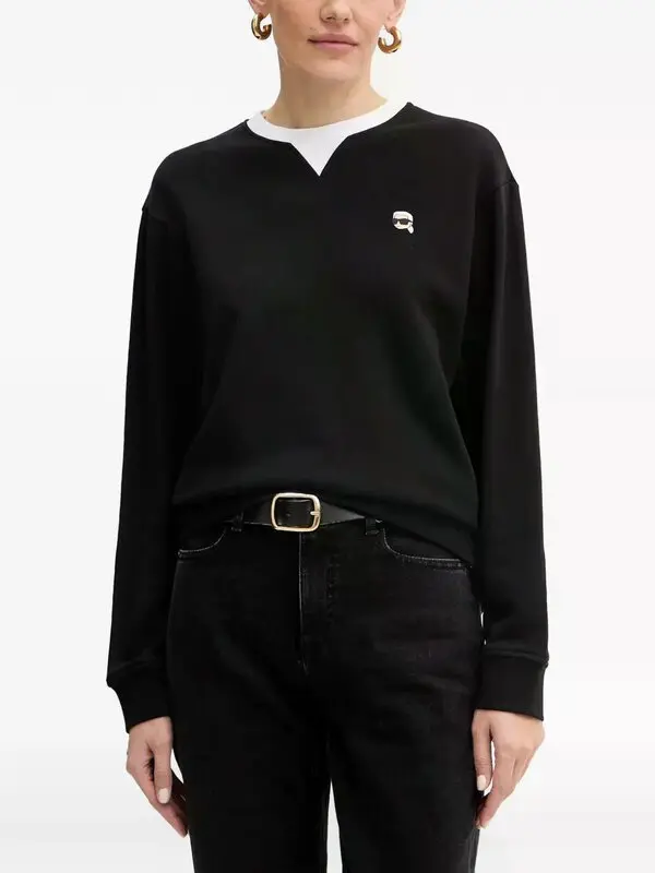 Karl Lagerfeld Embroidered-logo Sweatshirt