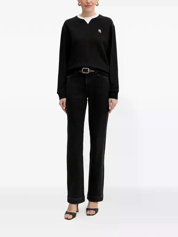 Karl Lagerfeld Embroidered-logo Sweatshirt
