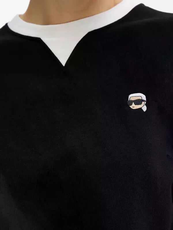 Karl Lagerfeld Embroidered-logo Sweatshirt