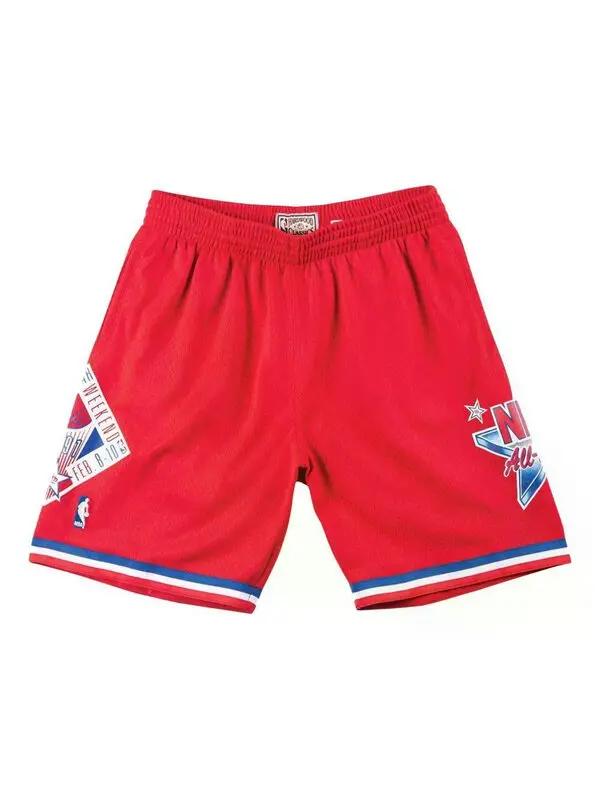 Mitchell & Ness 1991 Nba All-star Game Swingman Shorts - Red