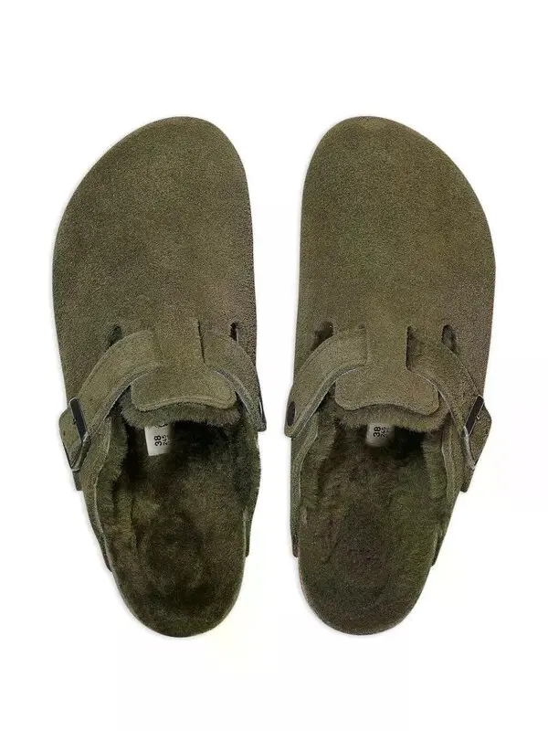 BIRKENSTOCK Boston Slippers - Green