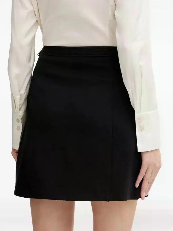 Guess Mini Skirt With Buckle And Pockets