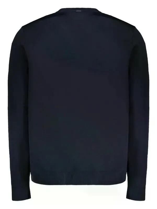 Herno Crew Neck Sweater With Pocket