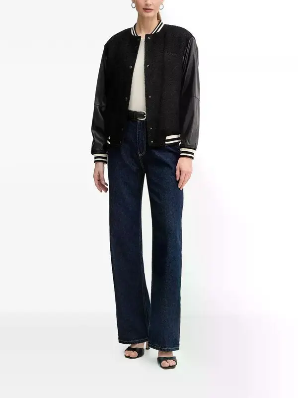 Guess Contrasted-sleeve Bomber Jacket