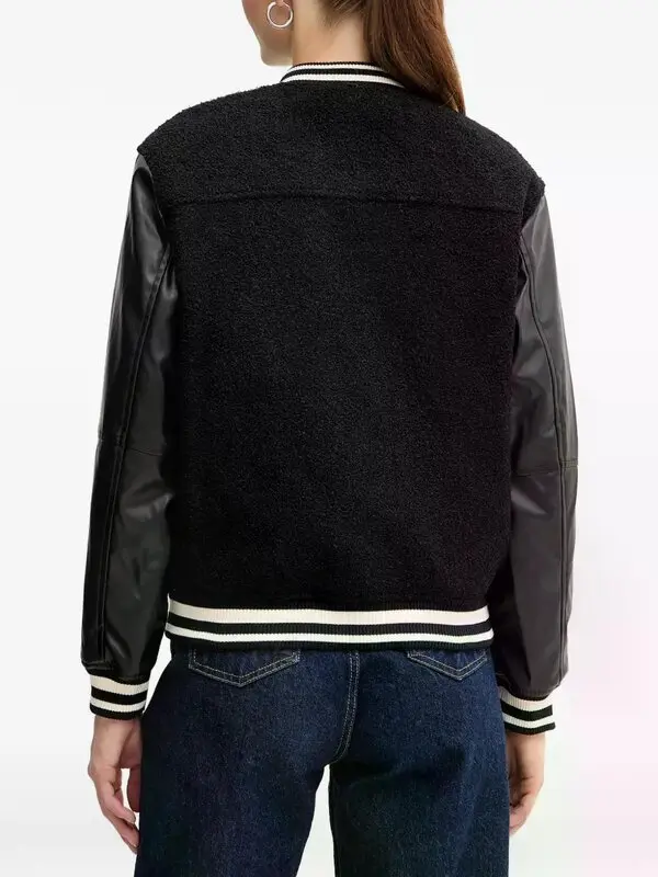Guess Contrasted-sleeve Bomber Jacket