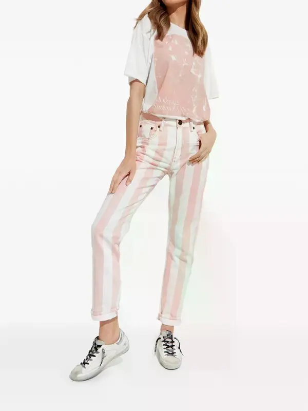 ONETEASPOON X Moliera 2 Striped Straight Jeans