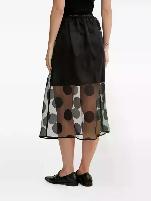 Stine Goya Polka-dot Midi Skirt