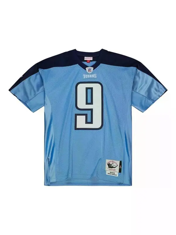 Mitchell & Ness Nfl Titans 2003 Steve Mcnair T-shirt - Blue