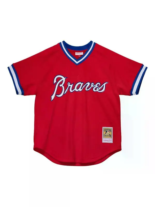 Mitchell & Ness Mlb Braves 1980 Dale Murphy T-shirt - Red