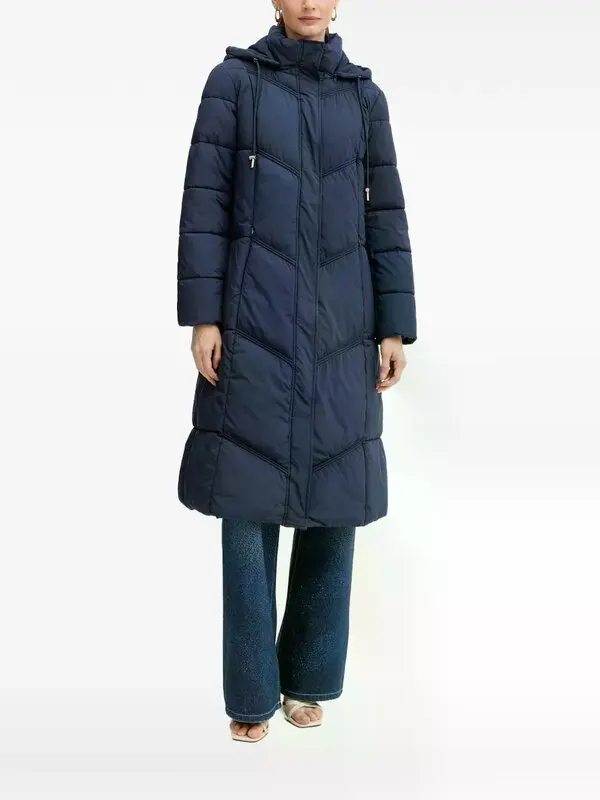 Guess Quilted Hooded Coat