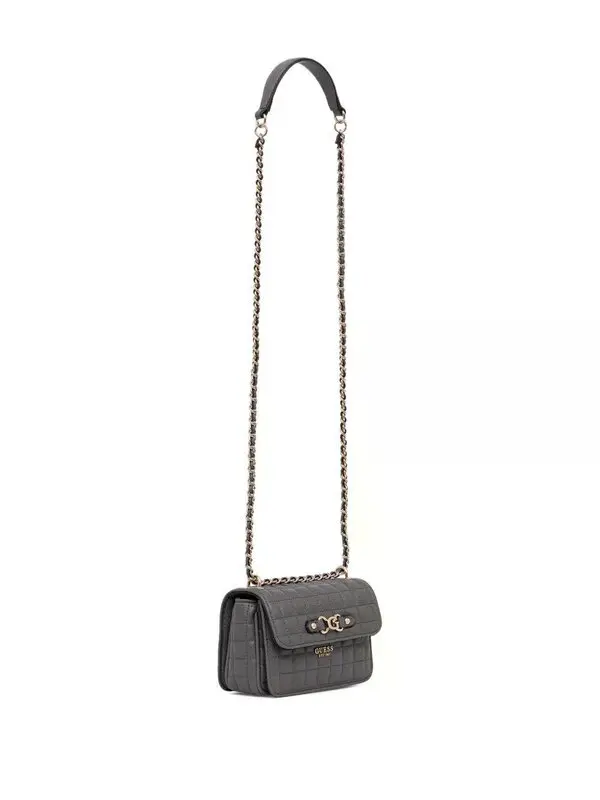 Guess Nadira Quilted Cross Body Bag - Grey