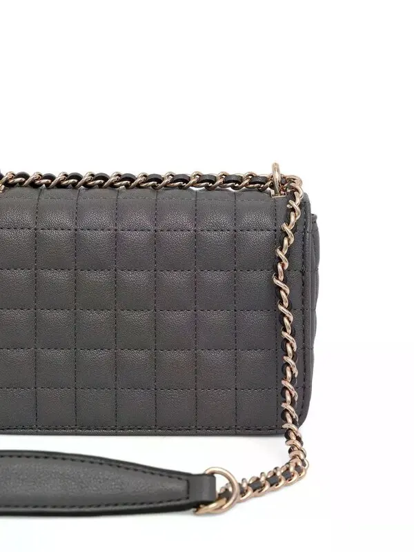 Guess Nadira Quilted Cross Body Bag - Grey