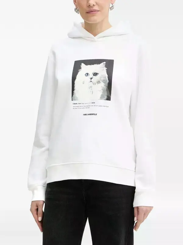 Karl Lagerfeld Graphic Print Hoodie