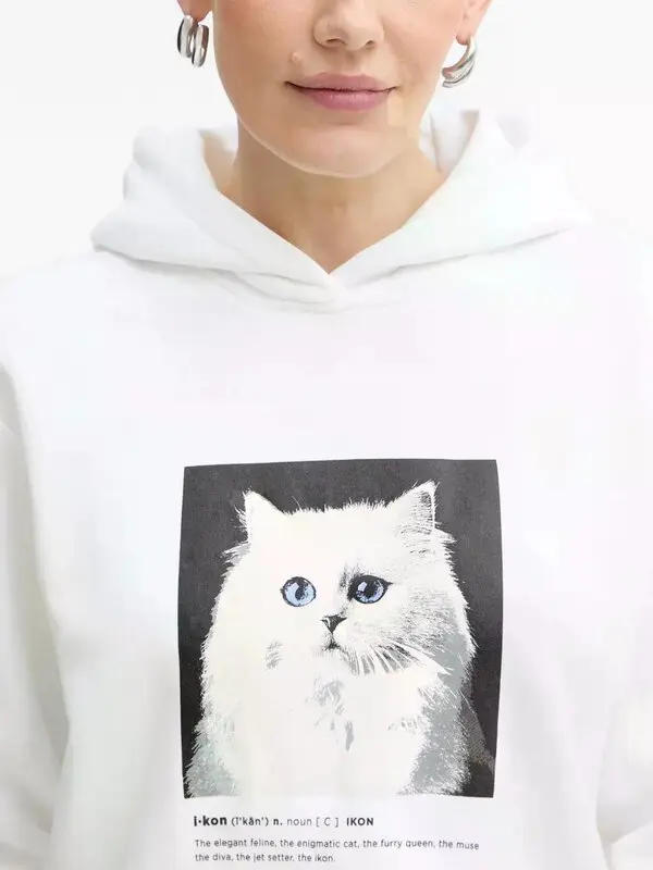 Karl Lagerfeld Graphic Print Hoodie