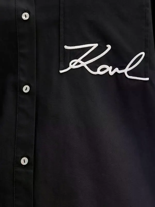 Karl Lagerfeld Logo-embroidered Shirt