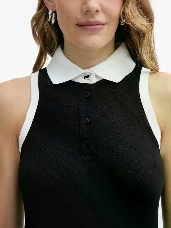 Karl Lagerfeld Collared Mini Dress
