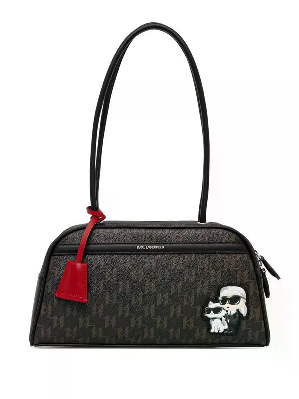 Karl Lagerfeld Ikon Monogram Shoulder Bag