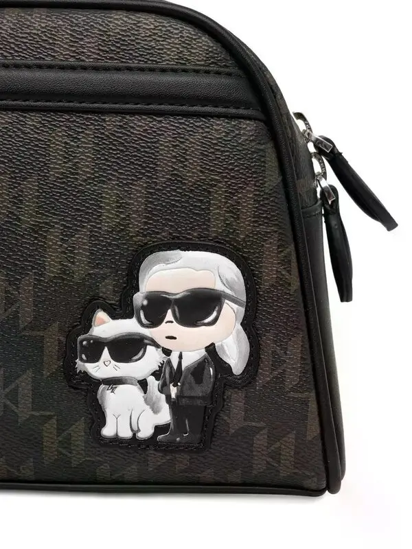 Karl Lagerfeld Ikon Monogram Shoulder Bag