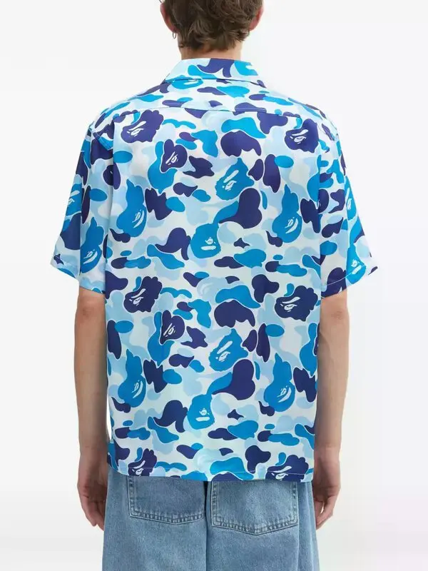 A BATHING APE Camouflage Short-sleeve Shirt