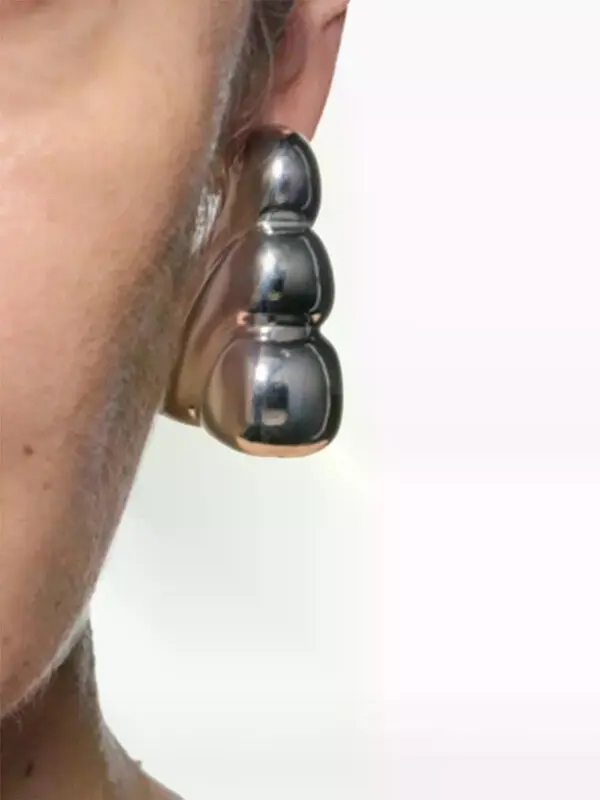 MARIA BLACK Bogota Large Earring - Silver